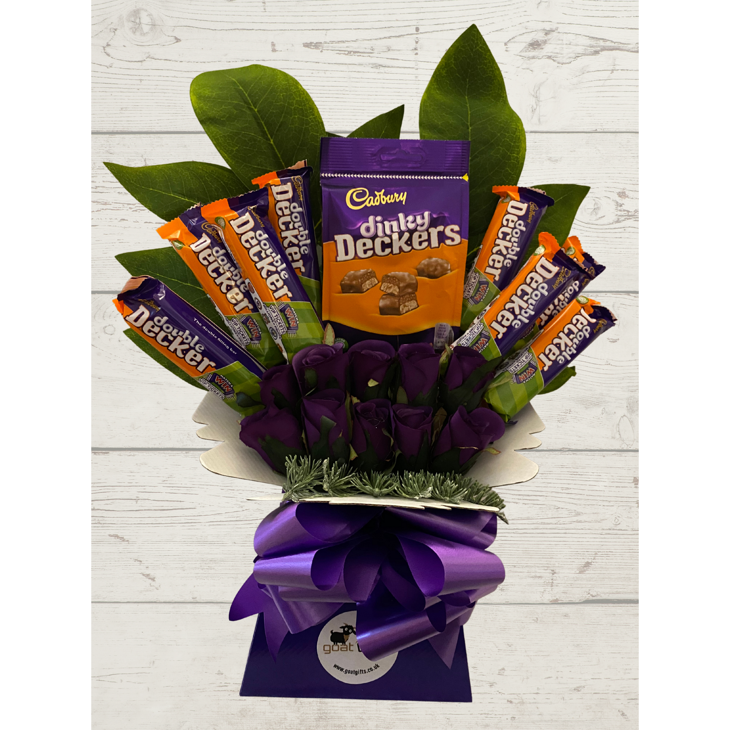 Large Cadburys Double Decker Silk Bouquet – Goat Gifts